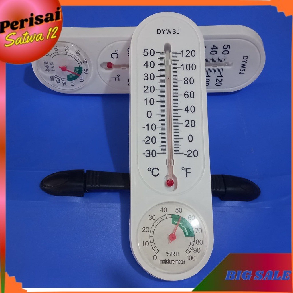 Jual TERMOHYGRO PENGUKUR SUHU DAN KELEMBABAN AKURASI TINGGI TERMOMETER ...