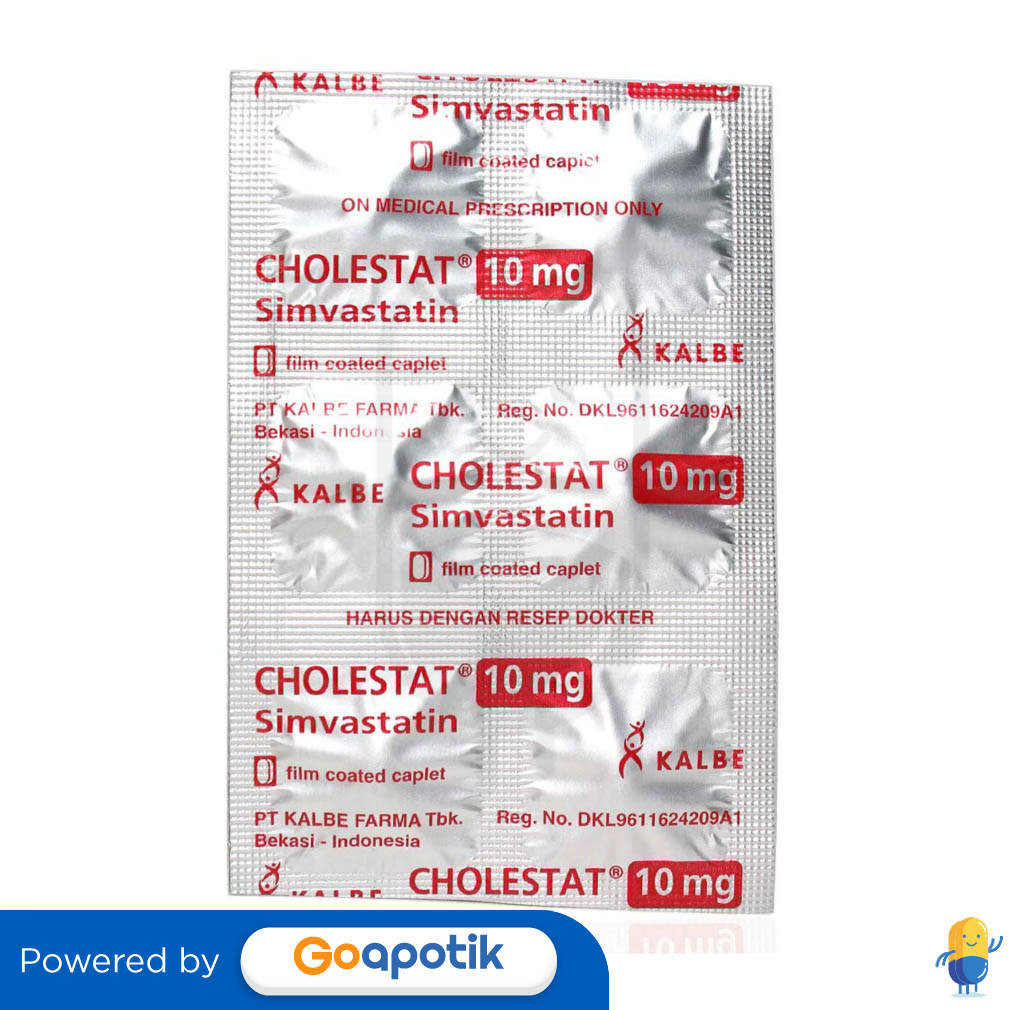 Jual Cholestat 10 Mg Strip 10 Kaplet | Shopee Indonesia