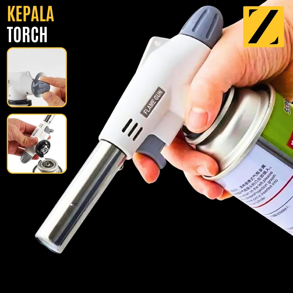 Jual Flame Gun Portable Blow Torch / Alat Pemantik Api Gas Kaleng ...