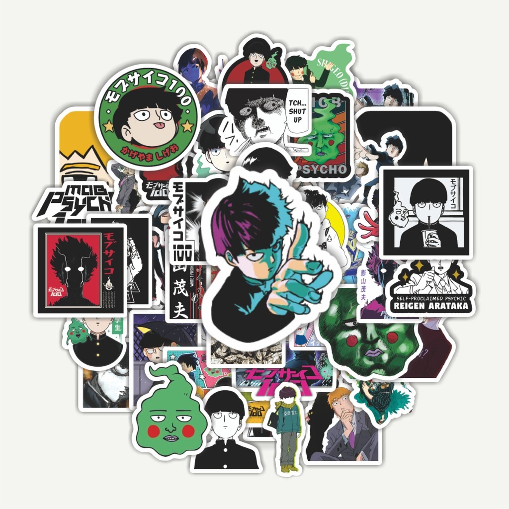 Jual Sticker Pack Stiker Manga Mob Psycho 100 | Sticker TUMBLR | Stiker ...