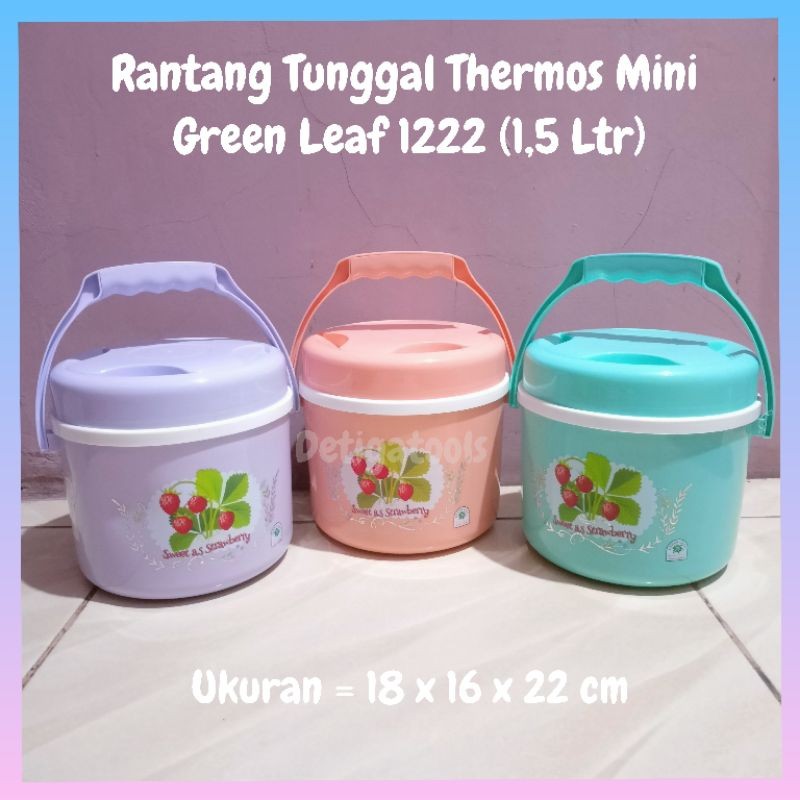 Jual Rantang Tunggal Thermos Nasi Mini Viva Ice Bucket GREEN LEAF 1222 ...