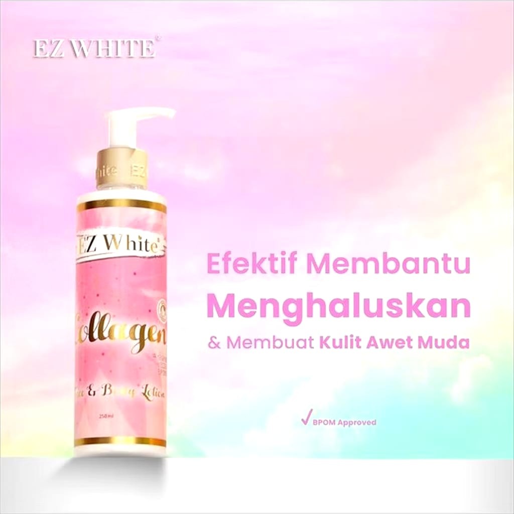 Jual Ez White Collagen Face dan Body Lotion 250 ml | Shopee Indonesia