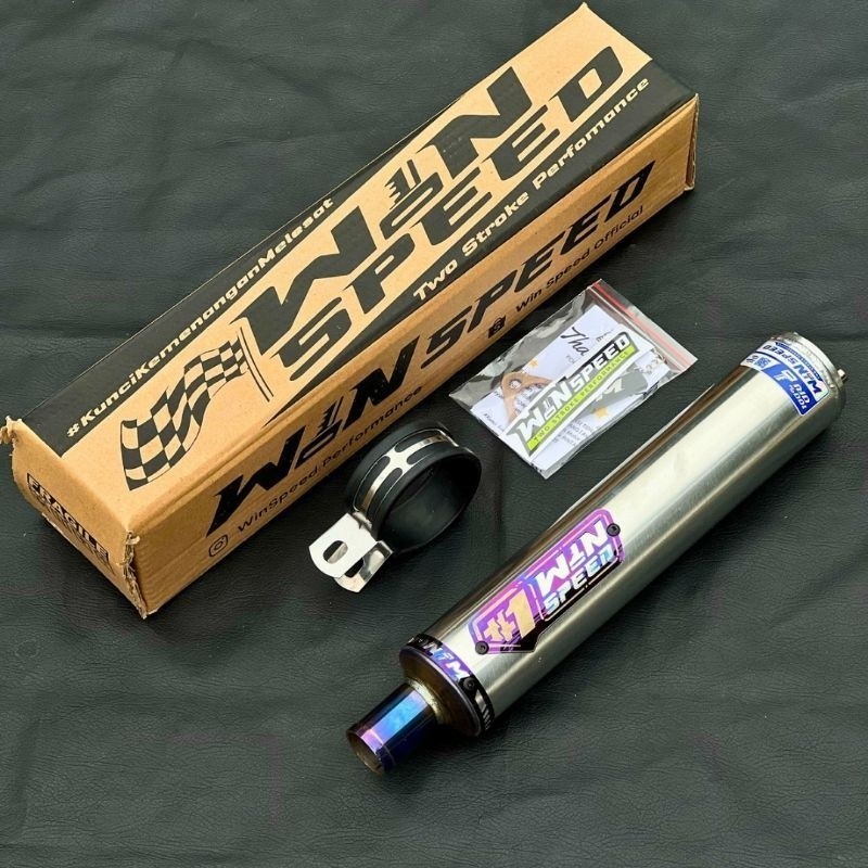 Jual ORIGINAL Silincer Winspeed Ninja R RR SS Alumunium Logo Emblem ...