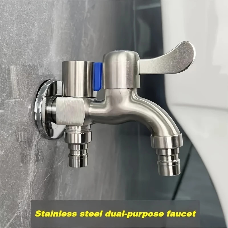 Jual Washing machine faucet G1/2 interface, easy to open/close ...