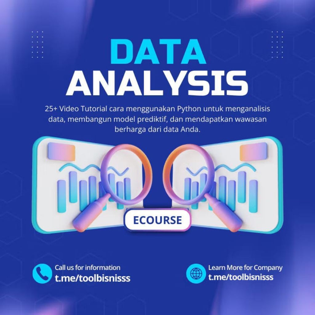 Jual eCOURSE Python Data Analytics - 25+ Video Tutorial cara ...