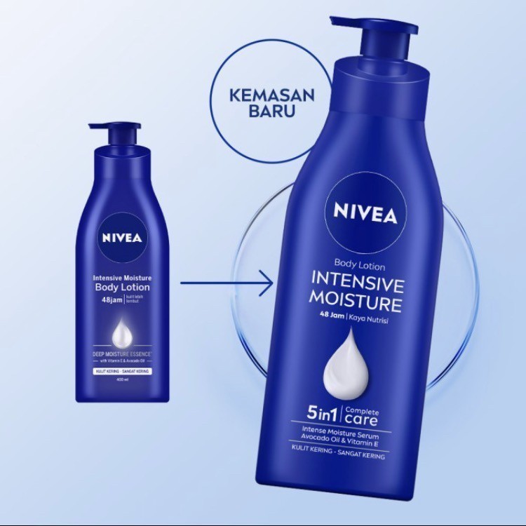 Jual Nivea Body Lotion Intensive Moisture 380 ml | Shopee Indonesia