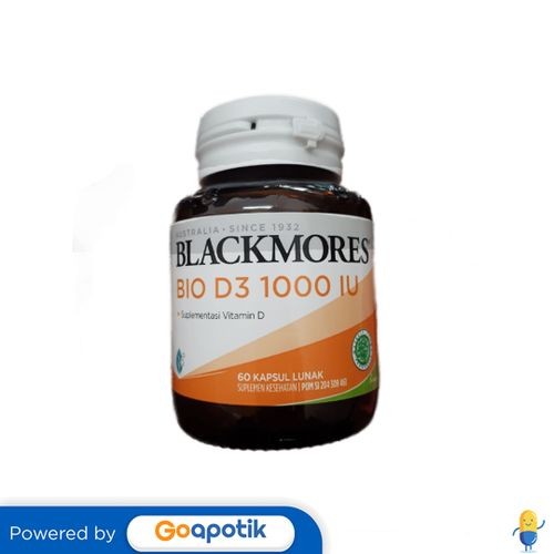 Jual Blackmores Bio D3 1000 Iu Botol 60 Kapsul | Shopee Indonesia