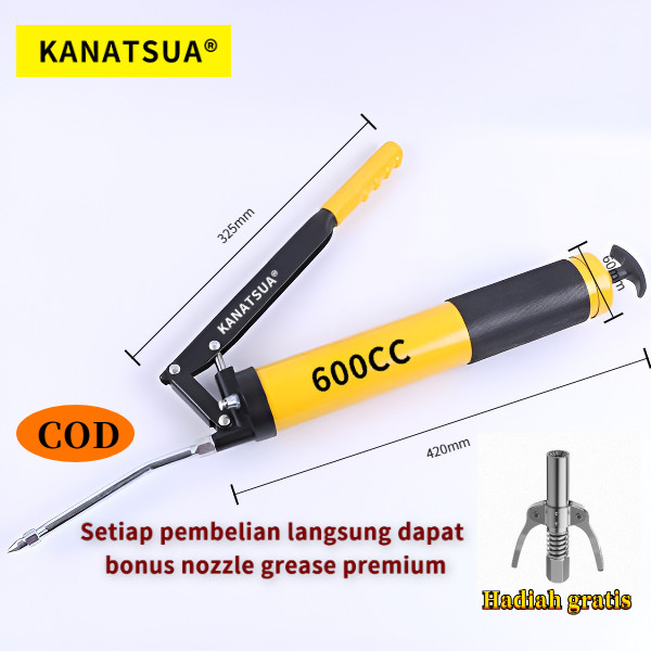Jual Pompa Grease Pompa Gemuk Grease Gun Manual 600CC Tekanan Tinggi ...