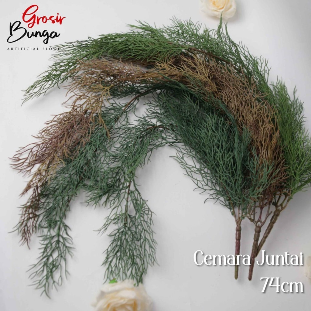 Jual Daun Cemara Juntai Hanging Leaves Artificial Panjang 75 cm ...