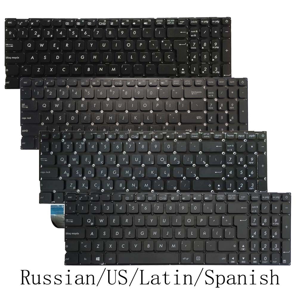 Jual PREORDER New Spanish/Latin/US/Russian Keyboard For Asus X541 X541U ...