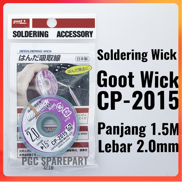 Jual Goot Soldering Wick CP2015 Pita Kawat Pembersih Timah Panjang 1.5m | Shopee Indonesia