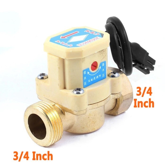 Jual Saklar Water Flow Switch Otomatis Pompa Booster Dorong Ukuran 3/4 ...
