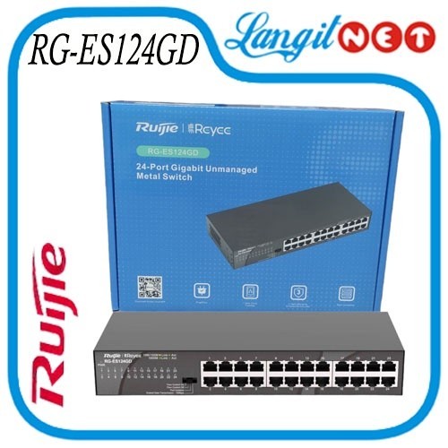Jual RUIJIE REYEE RG-ES124GD 24-port 10/100/1000Mbps UNMANAGED SWITCH ...