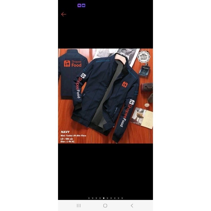 Jual JAKET DRIVERR OJOL. TERBARU JAKET SHOPEEFOD KURIR DRIVER.CUSTOM ...