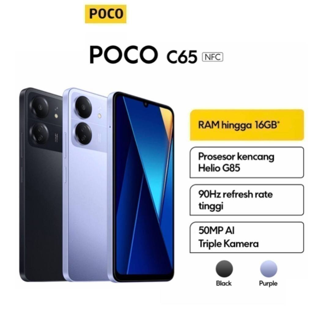 Jual Poco C65 NFC [6GB/128GB - 8GB/256GB] Extended RAM hingga 8 GB ...