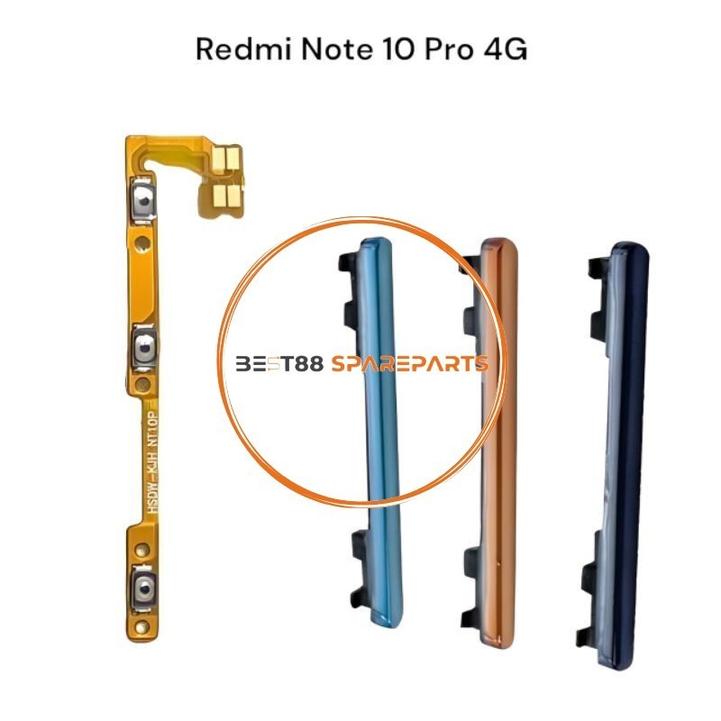 Jual 1SET FLEXIBLE ON OFF VOLUME + TOMBOL LUAR XIAOMI REDMI NOTE 10 PRO ( BEST88 ) | Shopee ...