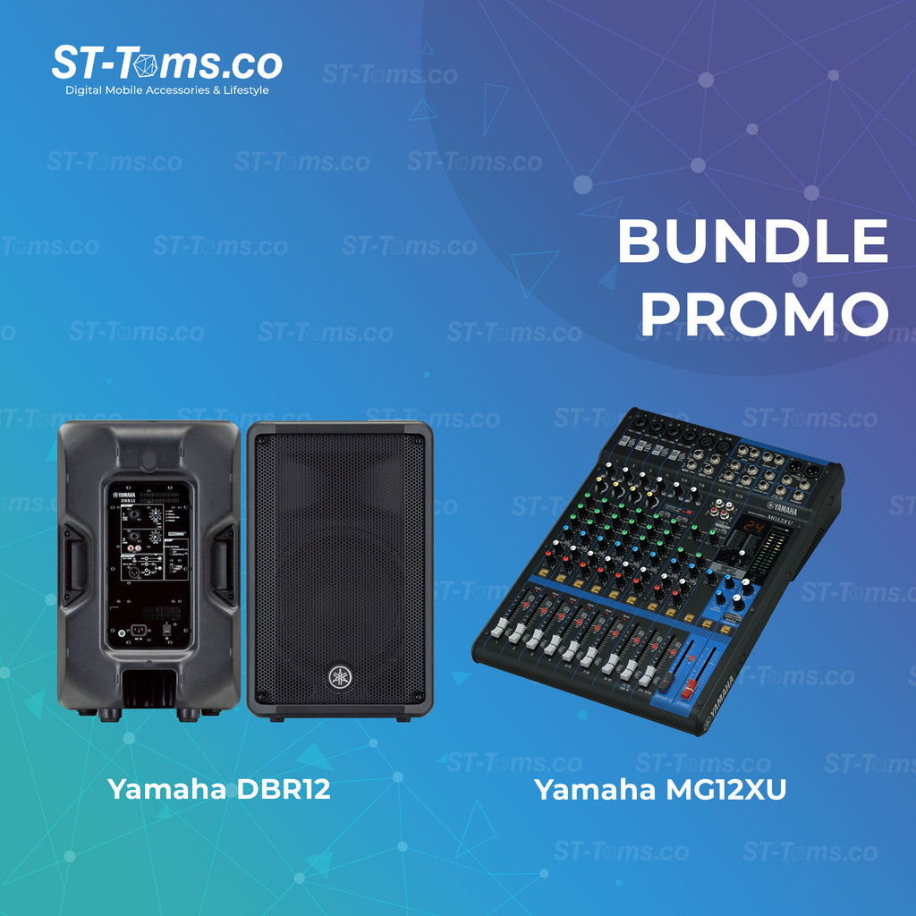 Jual Yamaha Dual DBR12 With MG12XU DBR-12 Active Speaker Analog Mixing ...
