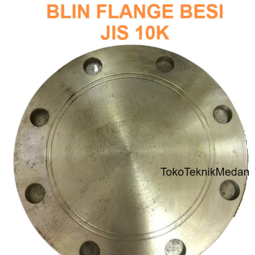 Jual 10" BLIND FLANGE BESI JIS 10K 10 INCH BUTA TUTUP 10 K FLENG ...