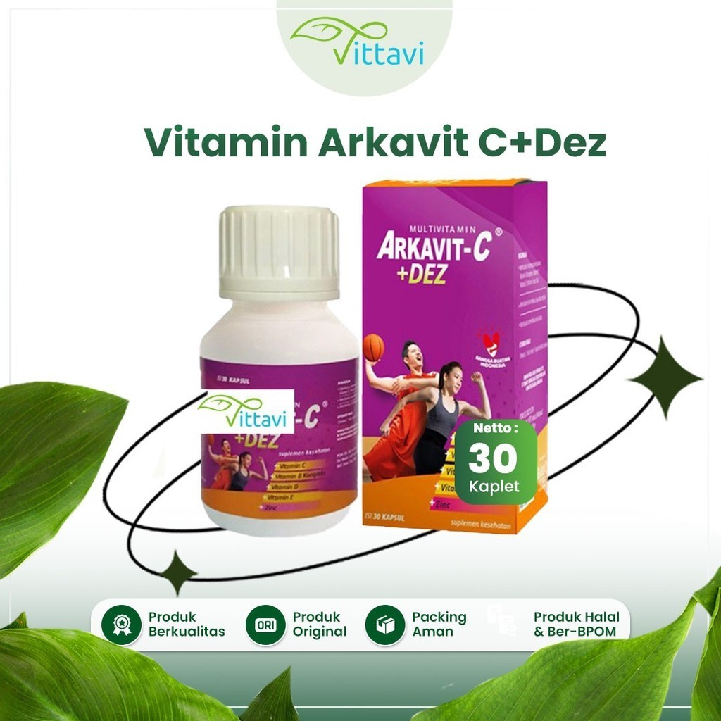 Jual Vitamin Arkavit C+Dez - Multivitamin untuk Menjaga Daya Tahan ...