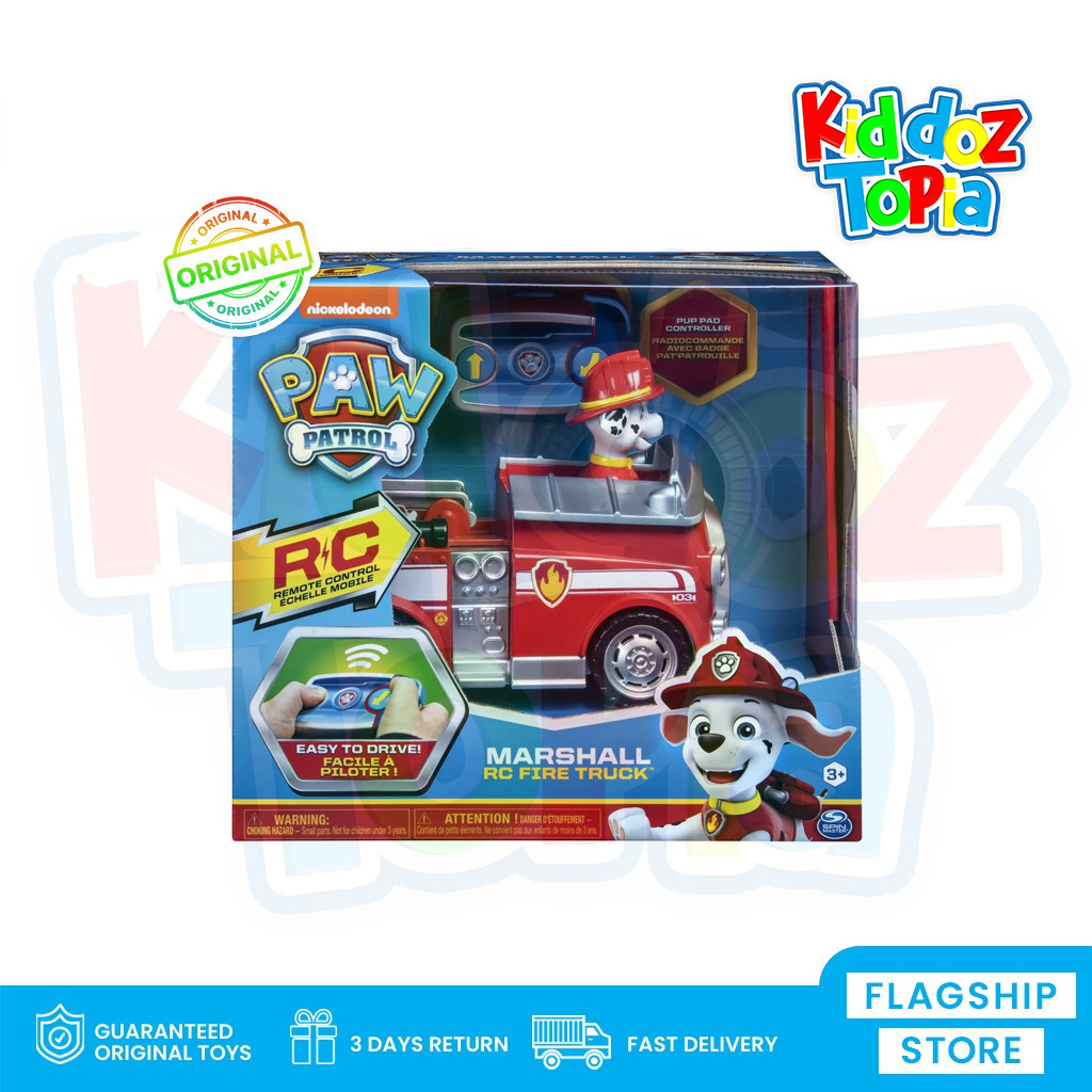 Jual Paw Patrol Marshall RC Remote Control Fire Truck SM6054863 ...