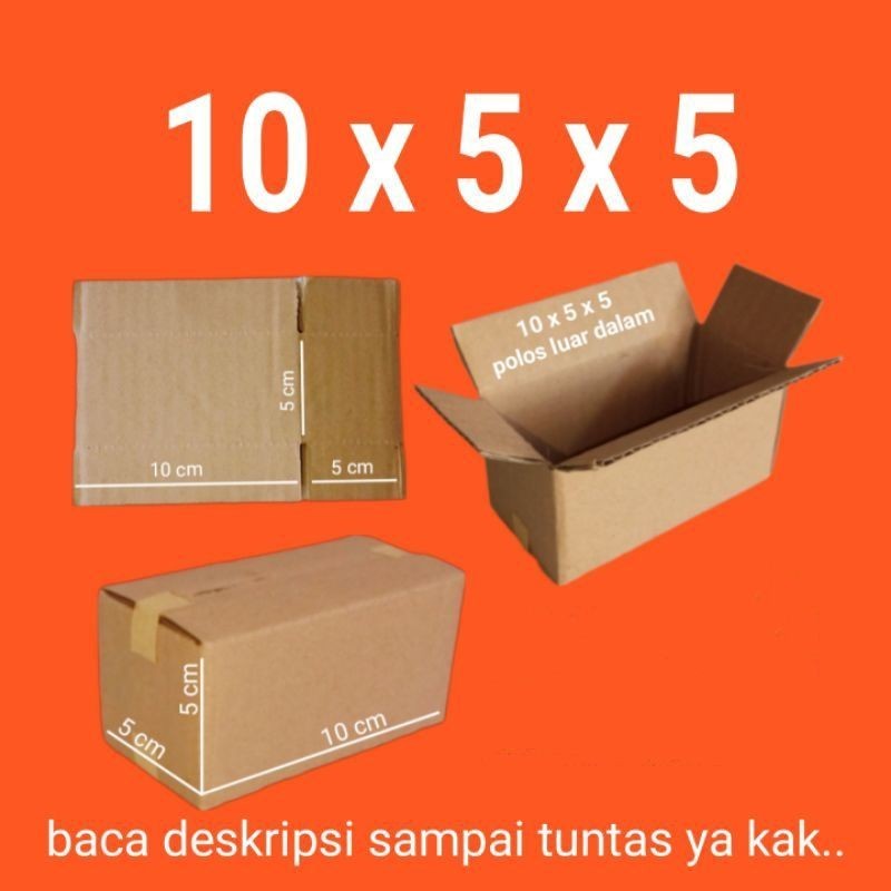 Jual Box Kardus Kemasan Paking 10x5x5cm Boks Packing Packaging ...