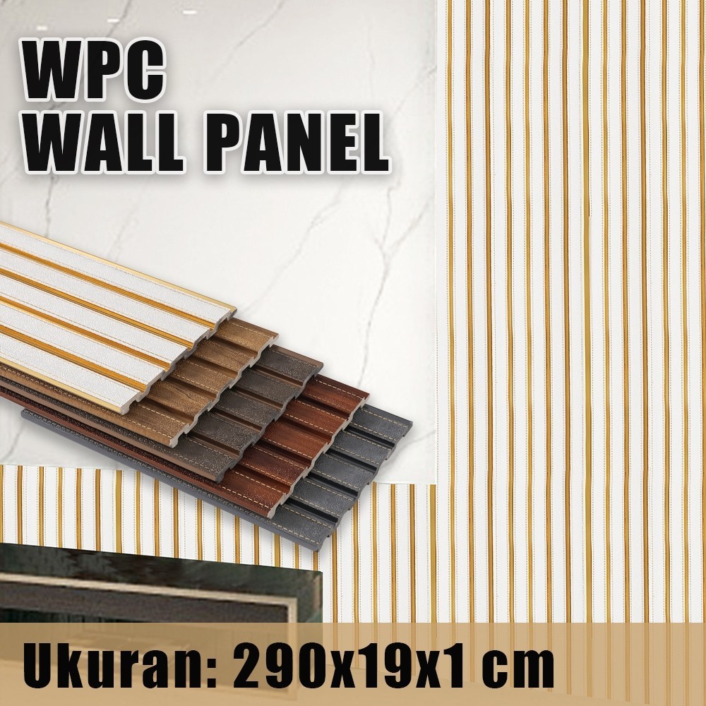 Jual [2.9METER x 19 CM]Panel Dinding PVC Motif Kayu /Wood Panel WPC ...