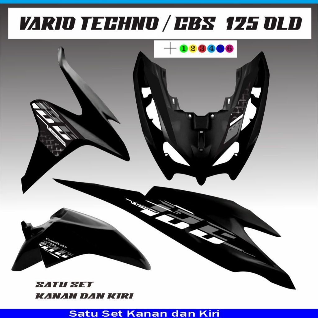 Jual STRIPING CLICK / STIKER VARIO 125 FI OLD / STRIPING VARIO TECHNO ...