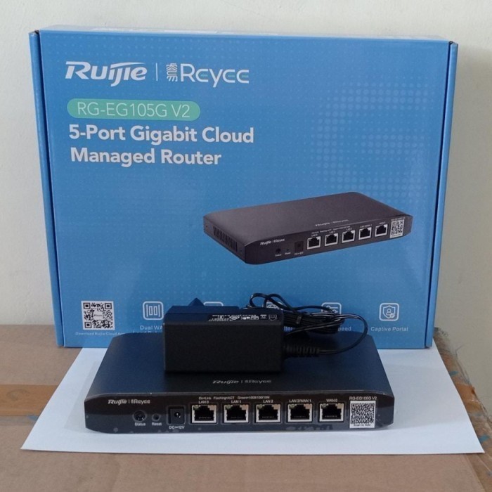 Jual Ruijie Reyee Rg-Eg105G V2 Eg105G Series Cloud Managed Router Eg105 G | Shopee Indonesia