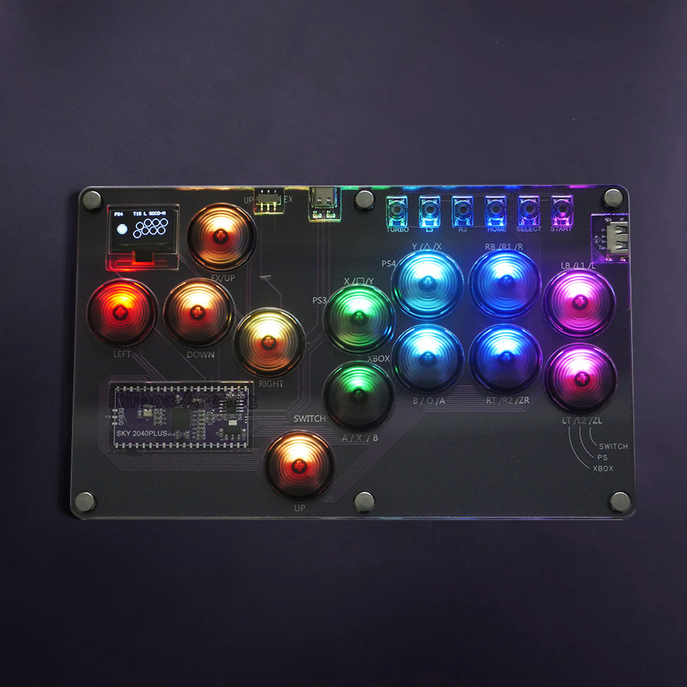 Jual FunFortress Slimbox Mini Hitbox Console Arcade Leverless ...