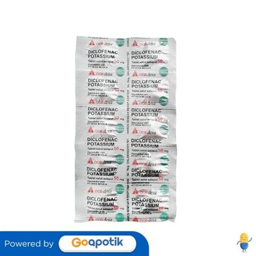 Jual Diclofenac Potassium Ogb Dexa Medica 50 Mg Strip 10 Tablet/ Anti Nyeri | Shopee Indonesia