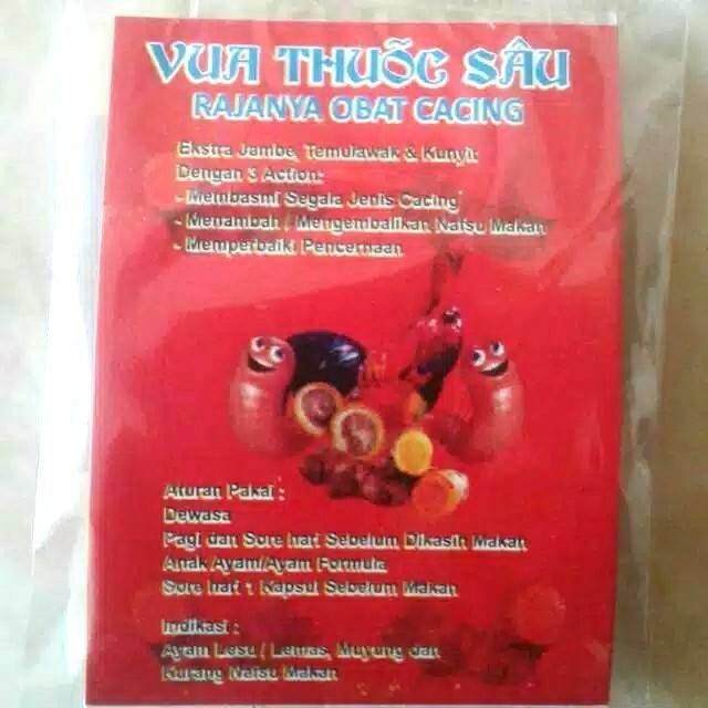 Jual JUAL VUA THUOC SAU 1 SACHET JAMU OBAT CACING AYAM DAN BURUNG ...