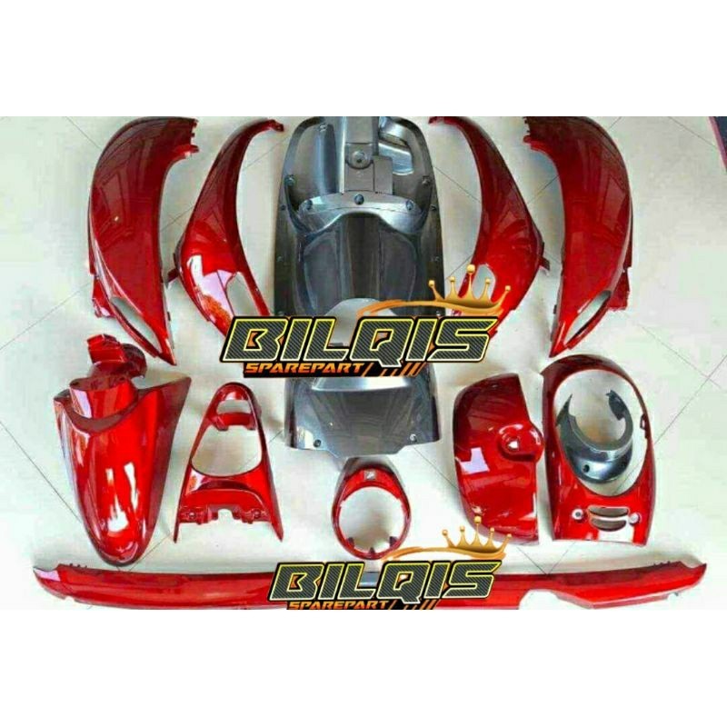 Jual body scoopy 2015 2016 cover full set body halus honda scoopy fi ...
