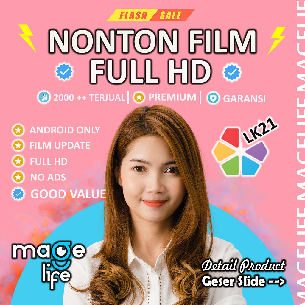 Jual Aplikasi Lk21 Nonton jutaan film HD Harga Terjangkau Tanpa Batas ...