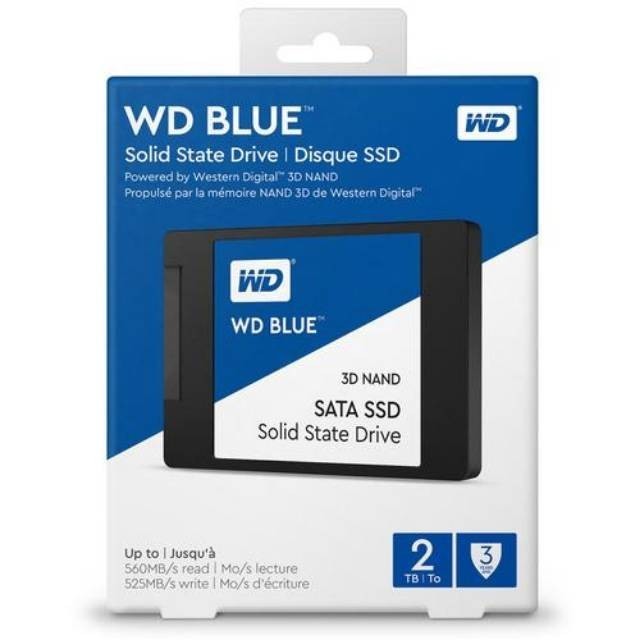 Jual WD SSD BLUE 2TB / 2.5" SATA 7mm SSD / 3D NAND SSD / 5 Years ...