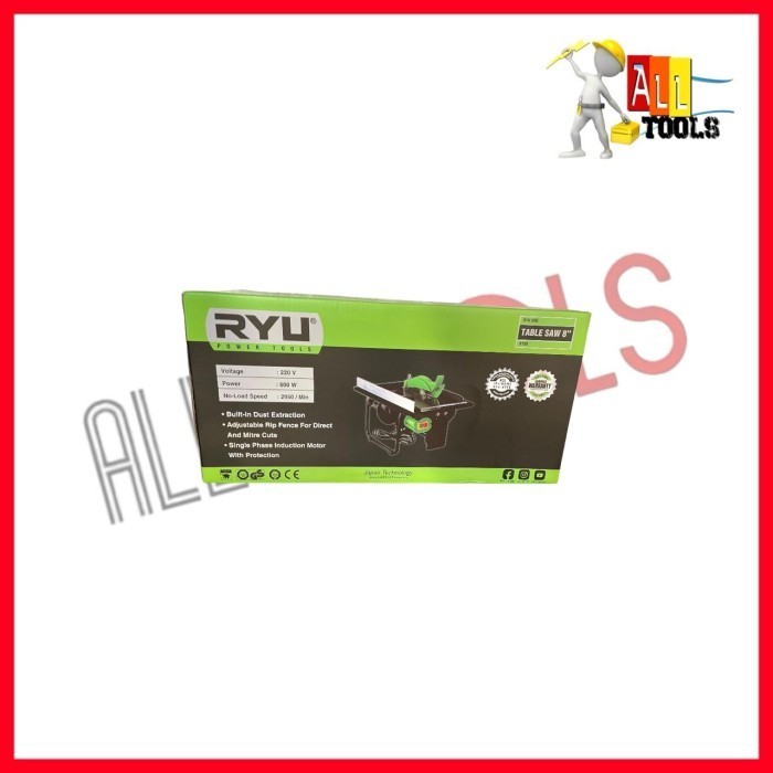 Jual RYU TABLE SAW RTS 8 INCH - MESIN MEJA GERGAJI POTONG KAYU 8 INCH ...