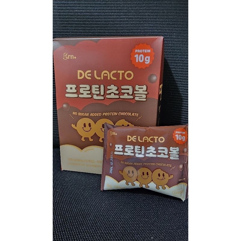 Jual GRN DeLacto Protein Chocoball No Sugar Add Protein Chocolate ...