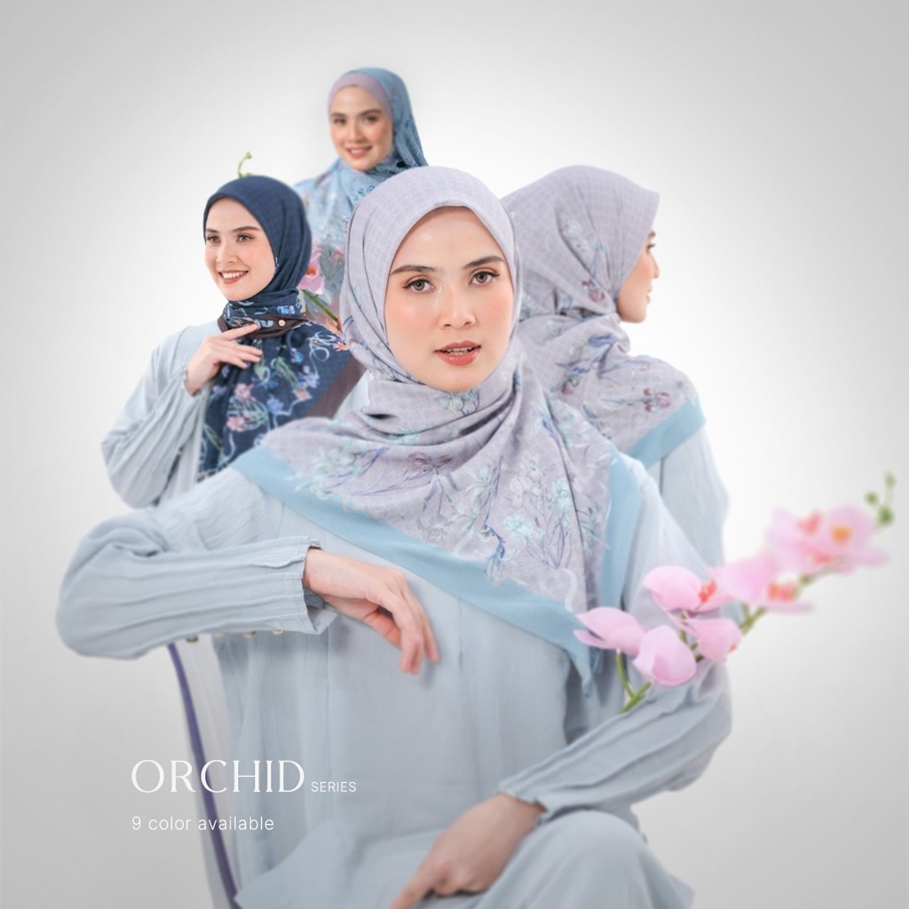 Jual Hijab Segiempat Motif Killua Orchid Series | Shopee Indonesia