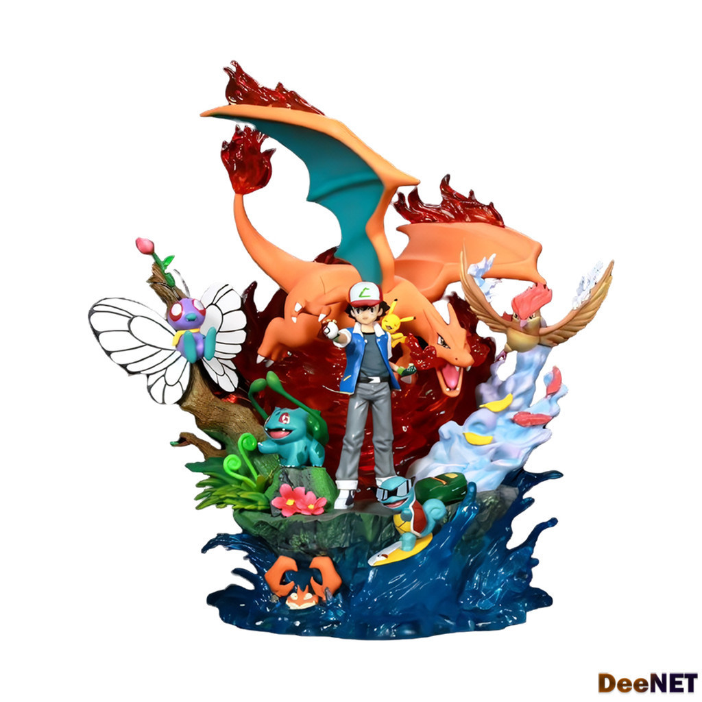 Jual Ash Ketchum Pokemon 41cm with Light action figure PVC D-YLG148 ...