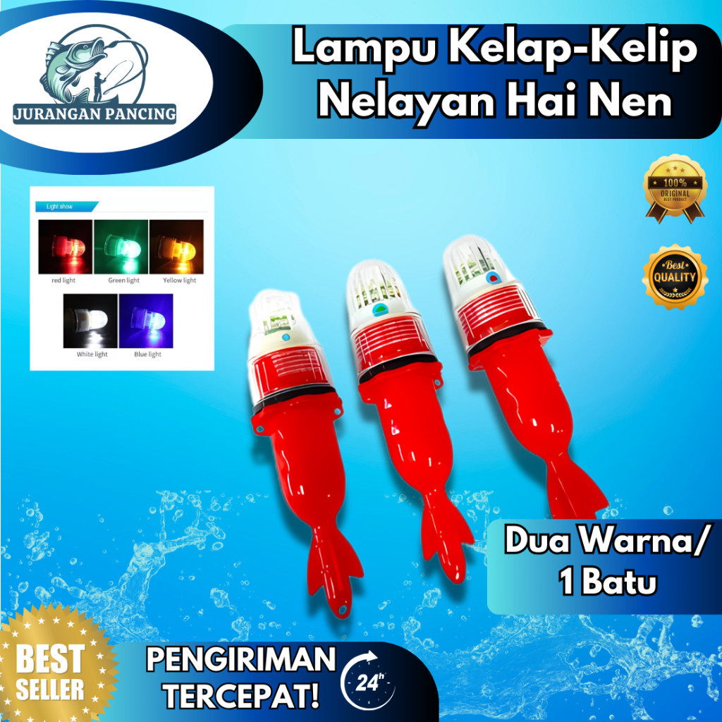 Jual LAMPU KLIP NELAYAN HAINENG 2 WARNA/1 BATU | Shopee Indonesia