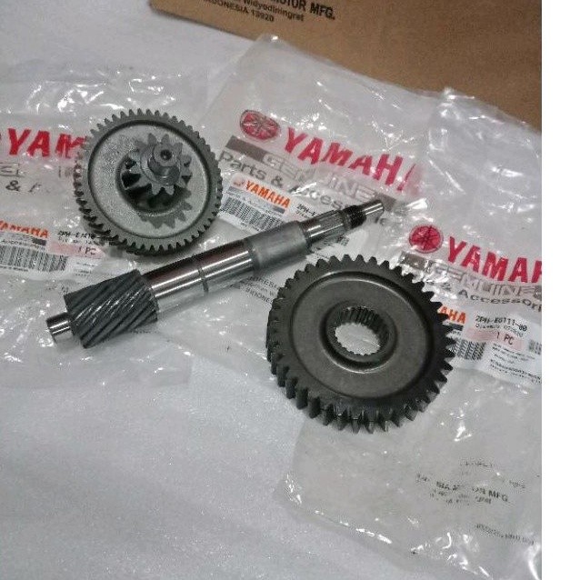 Jual GEAR BOX SET 3 JENIS 2PH ORI TRANSMISI MIO M3 SOUL GT 125 AS PULLY ...