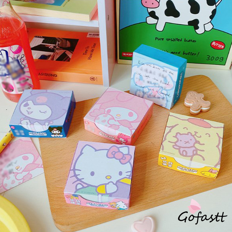 Jual COD Kartun Sanrio note pad memo belajar siswa Catatan tempel buku ...