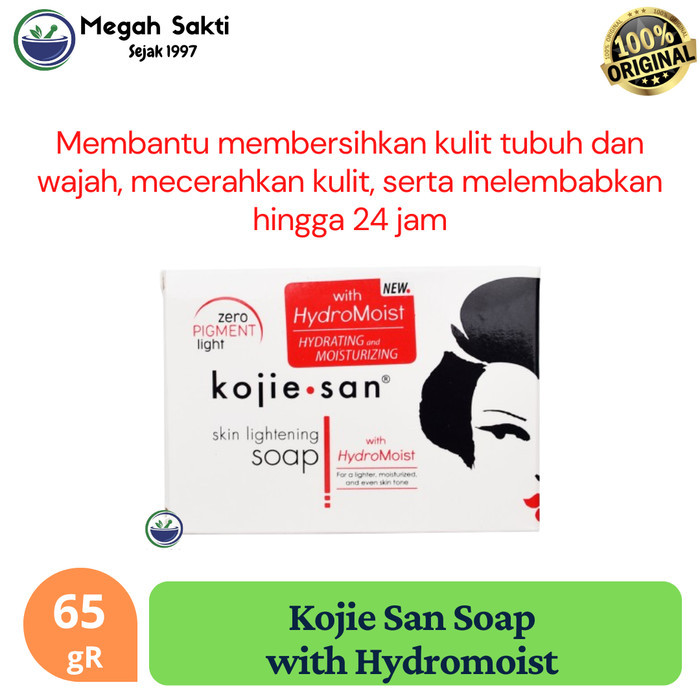 Jual MGS - Sabun Kojie San HYDROMOIST 65 gR - Kojiesan Kojic Acid Skin ...