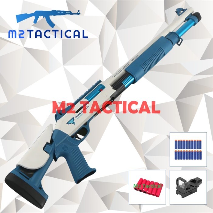 Jual TERLARIS -UDL XM1014 Shell Ejecting Nerf Blaster / Benelli M4 Nerf Blaster - BLG Hitam ...