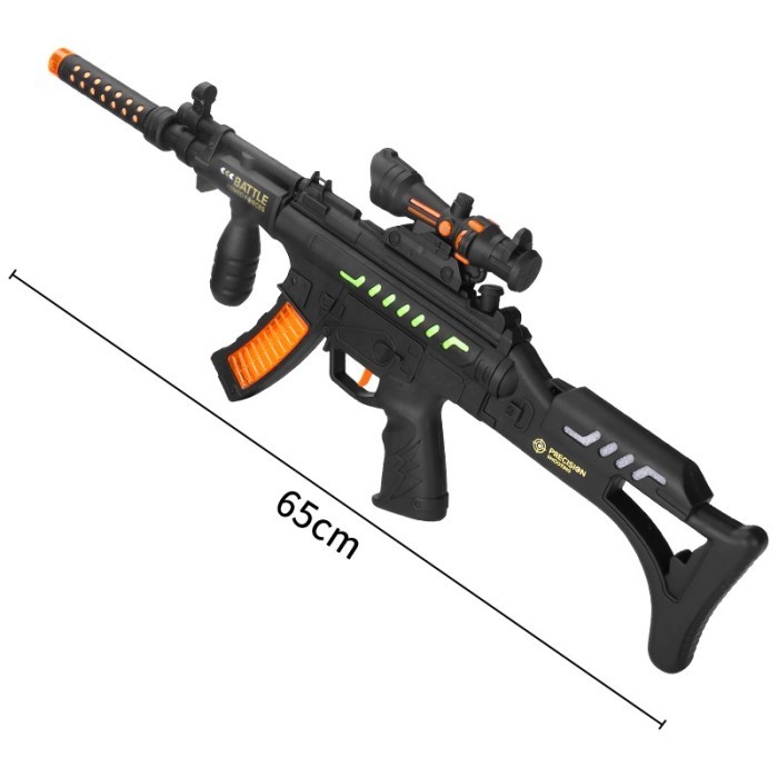 Jual Precision shooting gun mainan tembakan laser besar 65 cm m415 gun ...