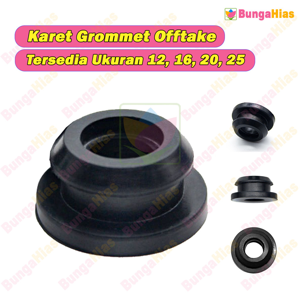 Jual Karet Grommet Offtake H 12 16 20 25 Seal Penahan Konektor mm ...