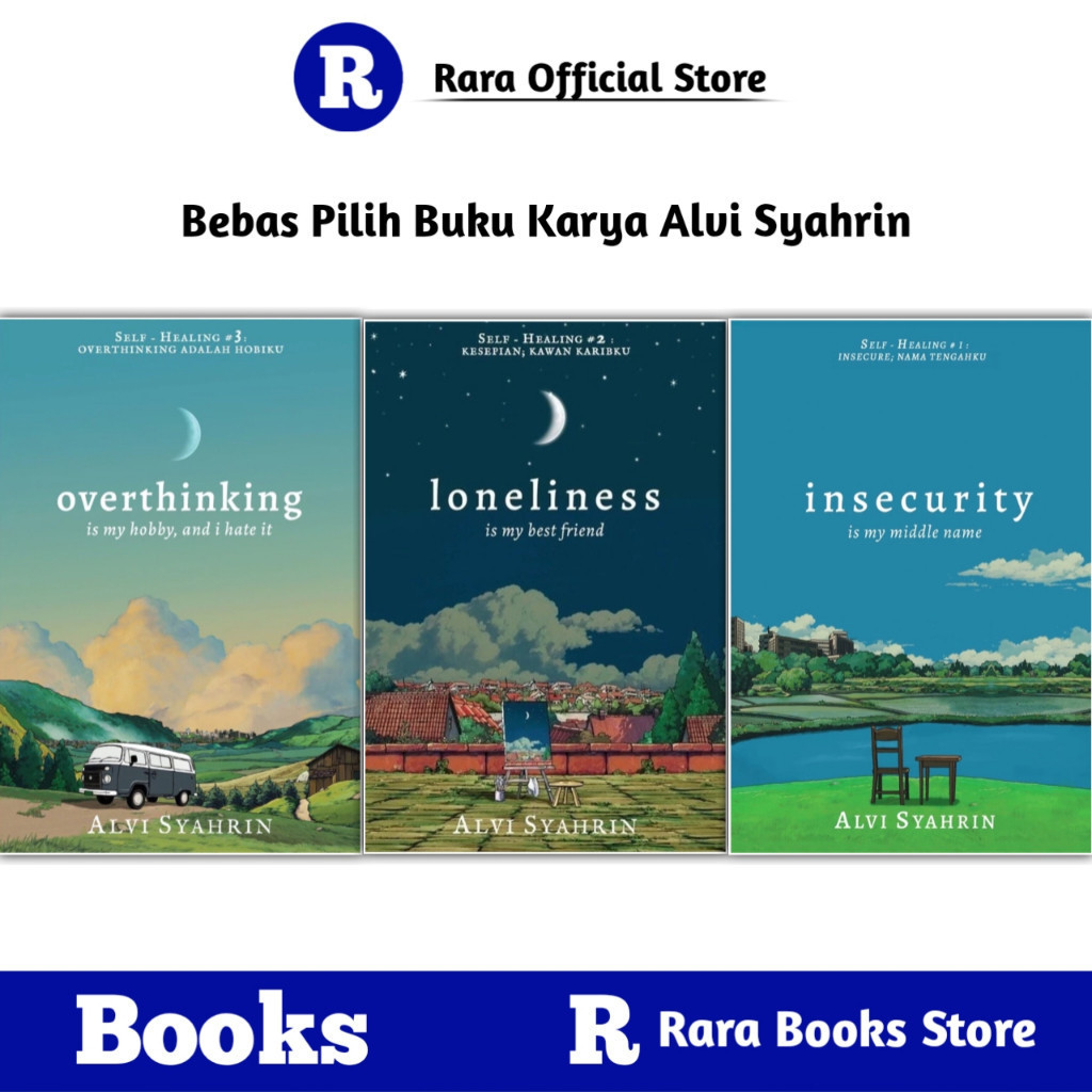 Jual BEBAS PILIH BUKU NOVEL ALVI SYAHRIN INSECURITY LONELINESS ...