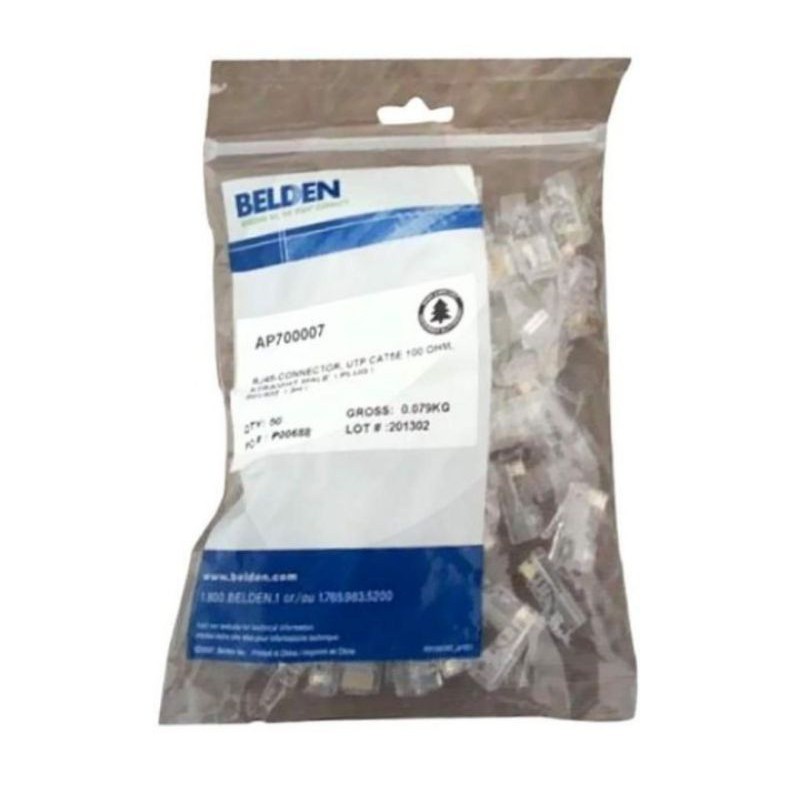 Jual Belden AP700007 Konektor RJ45 UTP Cat5 Cat5e Cat 5 Cat 5e | Shopee ...