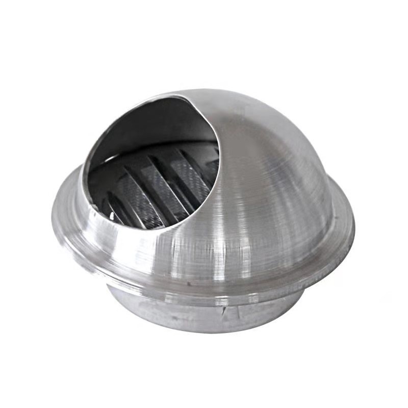 Jual 100mm/150mm Stainless Steel Air Vent Grille Round Bull Nosed ...