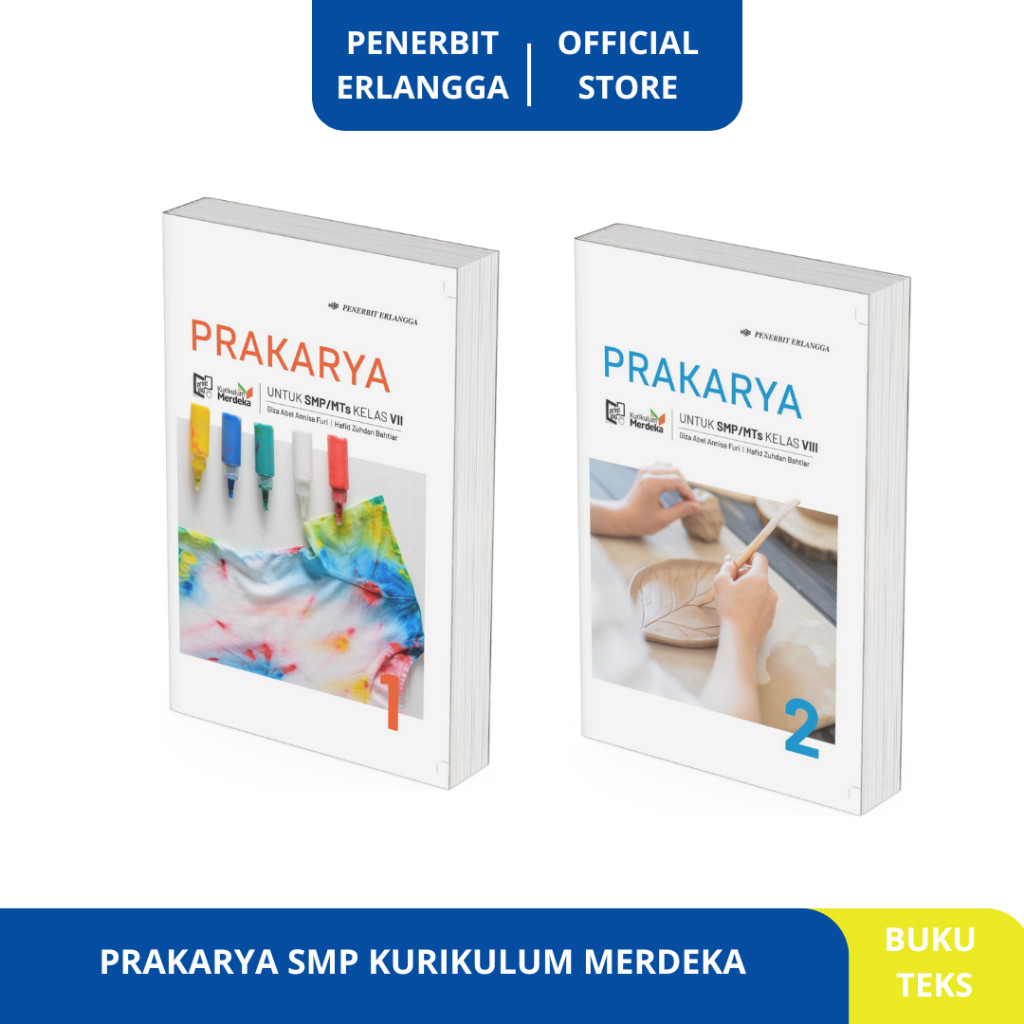 Jual Buku Prakarya Kelas 1 2 3 / 7 8 9 SMP/MTs Kurikulum Merdeka Penerbit Erlangga | Shopee ...
