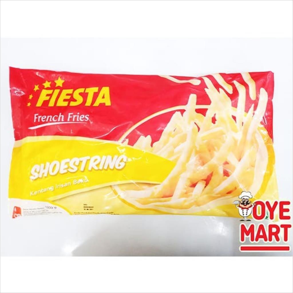 Jual FIESTA SHOESTRING 1KG KENTANG GORENG BEKU/FRENCH FRIES | Shopee Indonesia